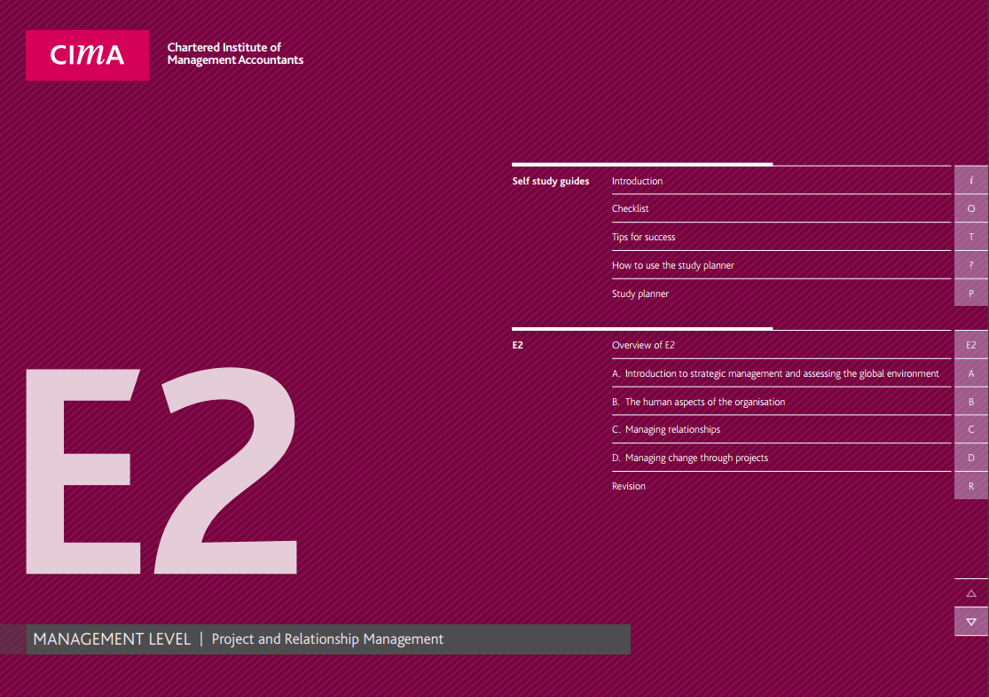New CIMA Self-Study Guides – The CIMA Student