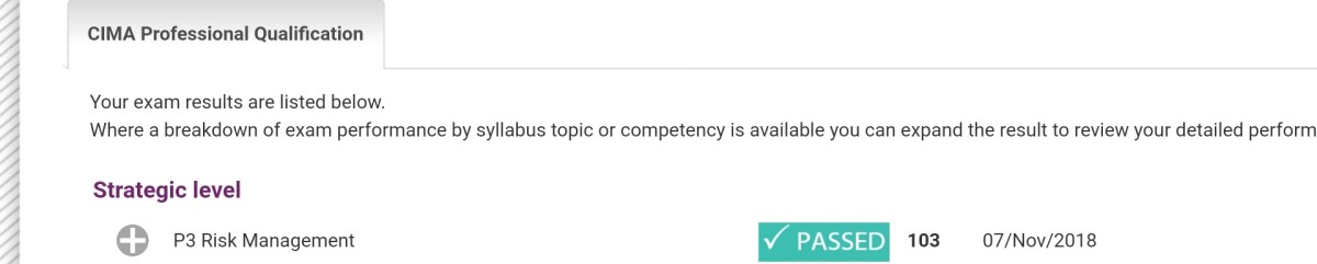 Passing the CIMA P3 Exam – The CIMA Student